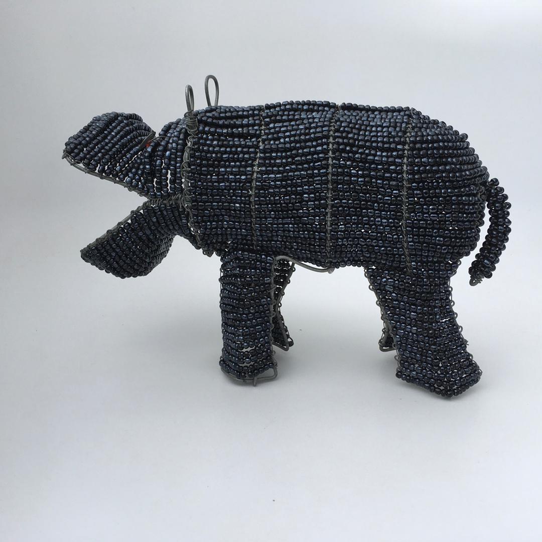 Hippo Wired and Beads - African Craft – Dilwana